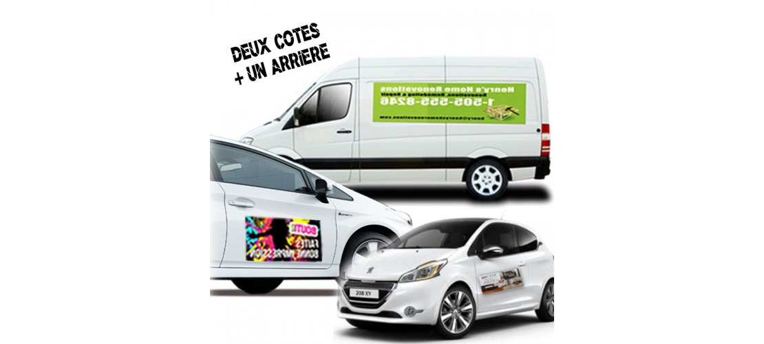 Kit autocollant véhicule - BoutiPub
