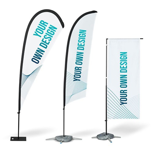 Drapeau voile publicitaire personnalisé – Impression pas cher ...